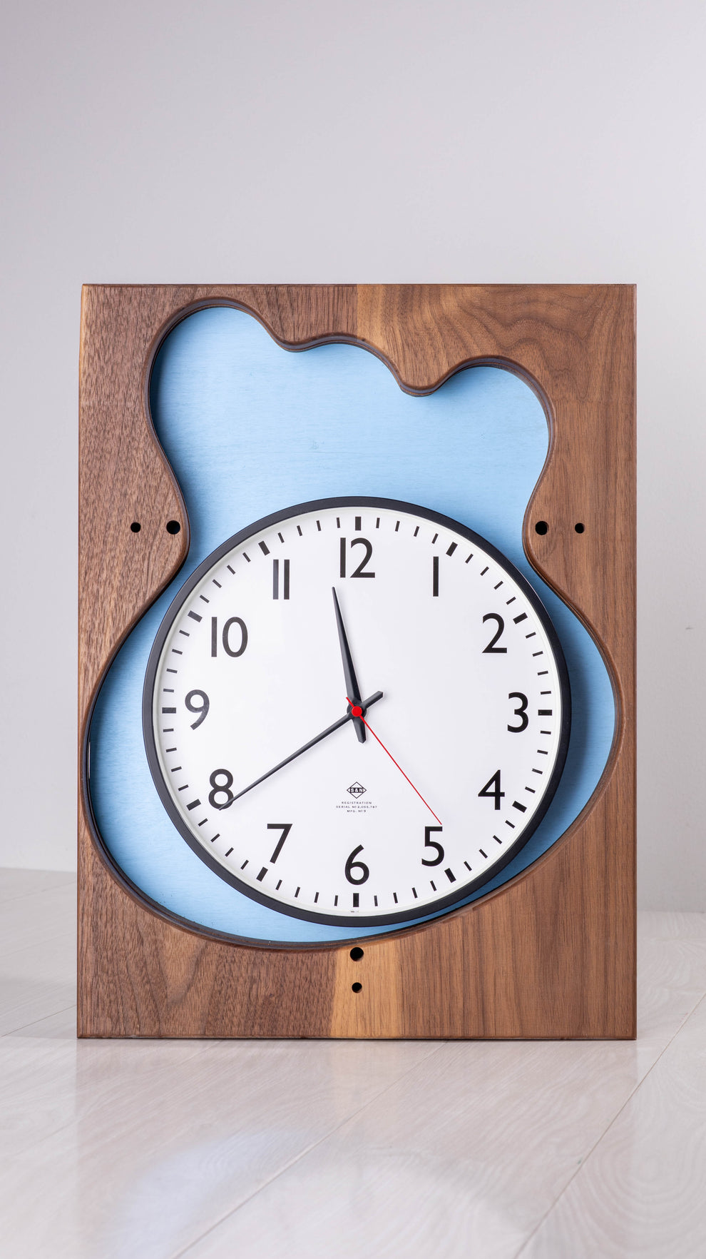 Walnut Clock – MSM Guitars